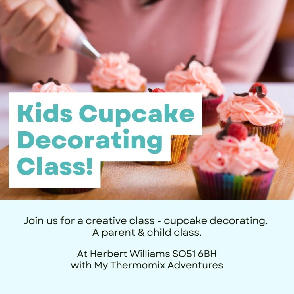 Cupcake decorating class - adult & child - My Thermomix Adventures